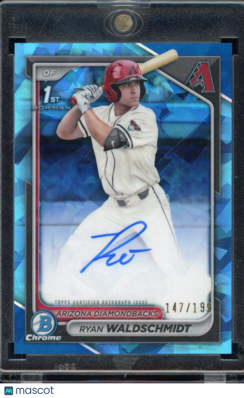 2024 Bowman Chrome Sapphire Ryan Waldschmidt Auto /199 – The Card Capital