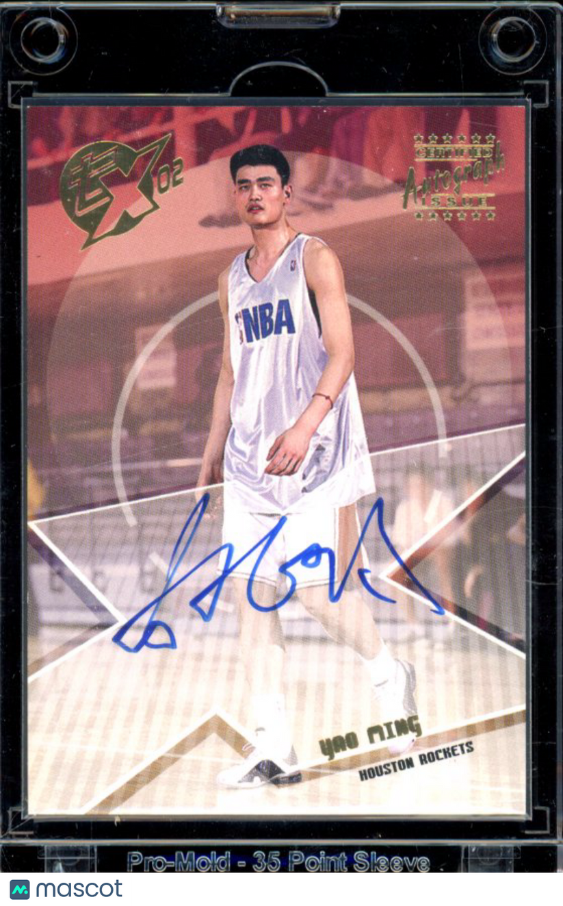 2002-03 Topps Xpectations Yao Ming Rookie Auto – The Card Capital