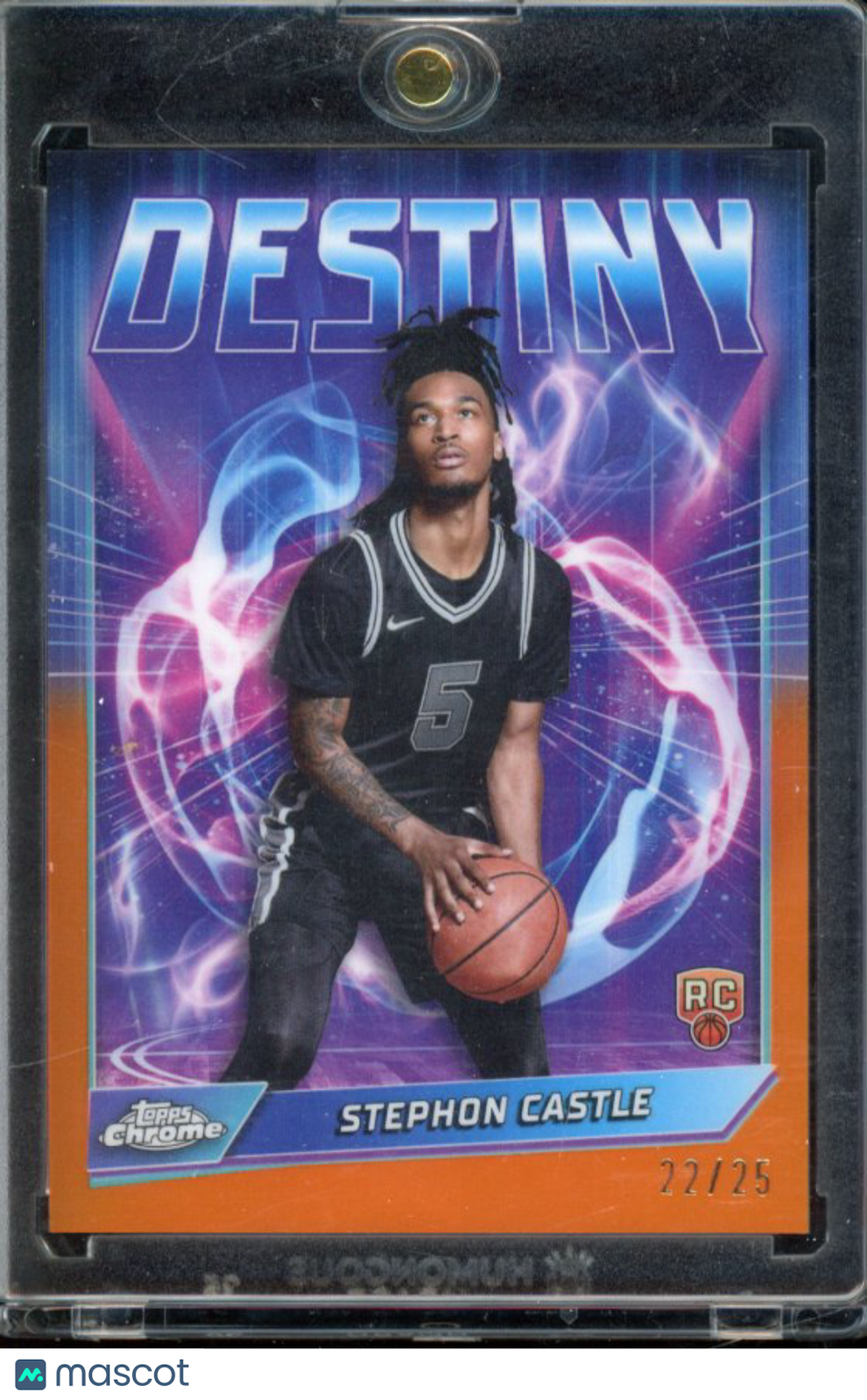 2024-25 Topps Chrome Stephon Castle Orange Destiny Rookie /25 – The ...
