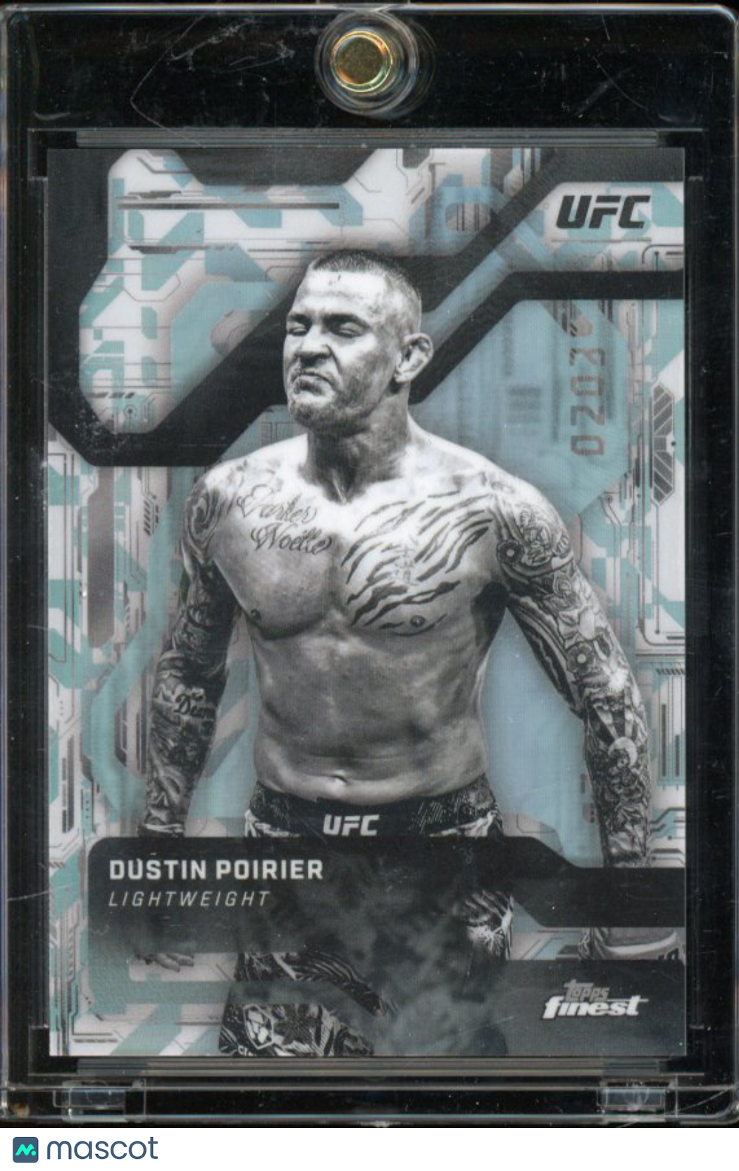 2025 Topps Finest Dustin Poirier Monochrome Case Hit – The Card Capital