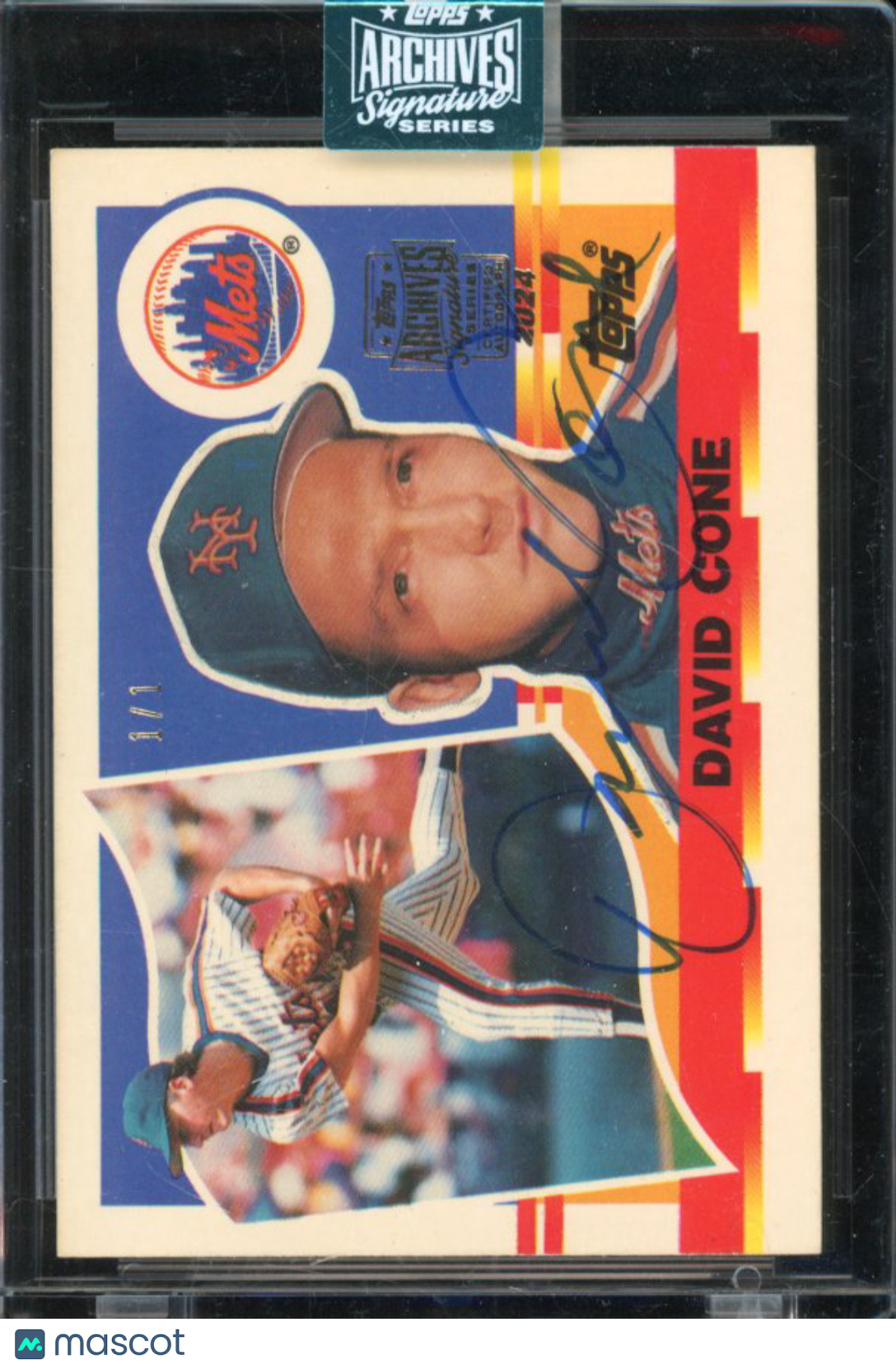 2024 Topps Archives David Cone 1/1 Auto – The Card Capital
