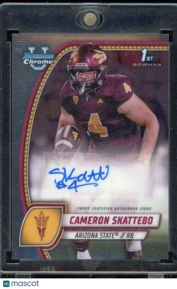 2024 Bowman U Chrome Cameron Skattebo 1st Auto – The Card Capital