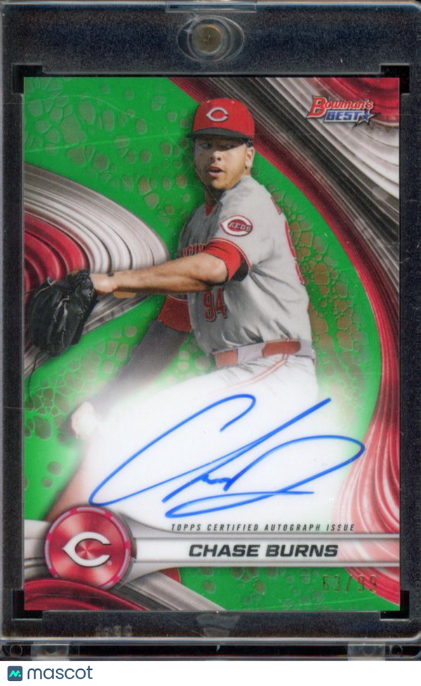 2024 Bowman's Best Chase Burns Green Auto /99 – The Card Capital
