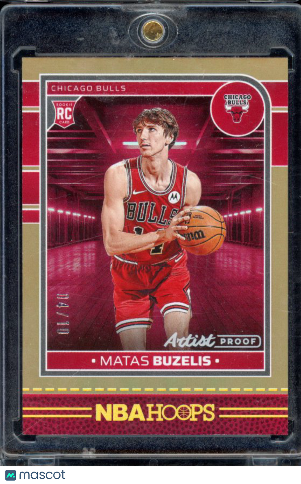 2024-25 Hoops Matas Buzelies Gold Rookie /10 Artist Proof – The Card ...