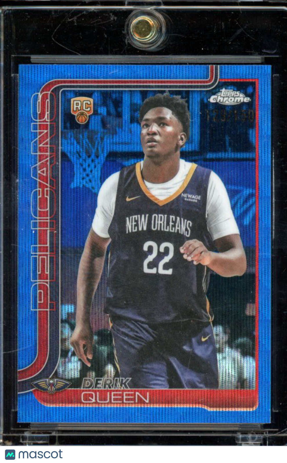 2025-26 Topps Chrome Derik Queen Blue Wave Rookie /150 – The Card Capital