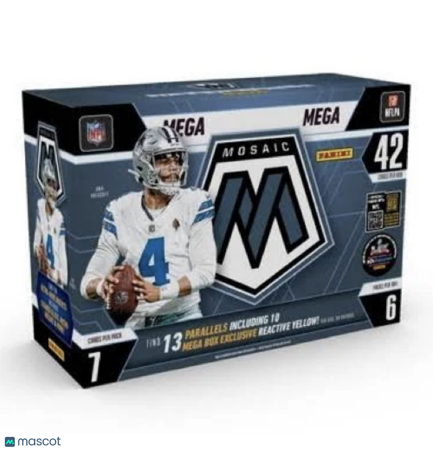2025 Mosaic Football Mega Box (Reactive Yellow) – The Card Capital